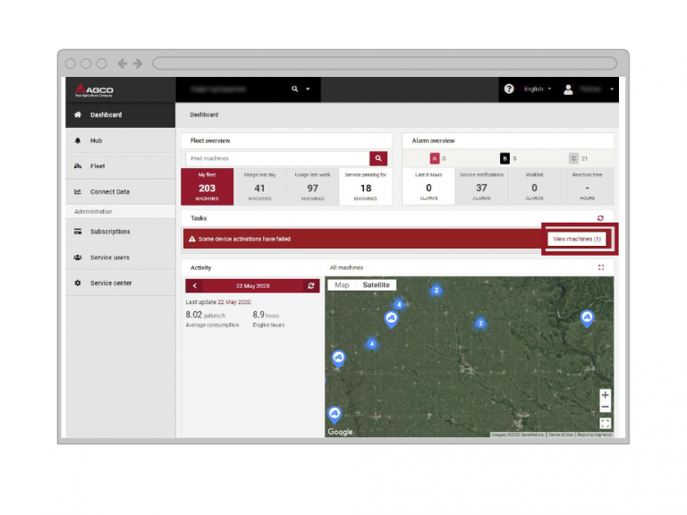 Reintentar activación con ACM - para concesionarios - Agco Connect